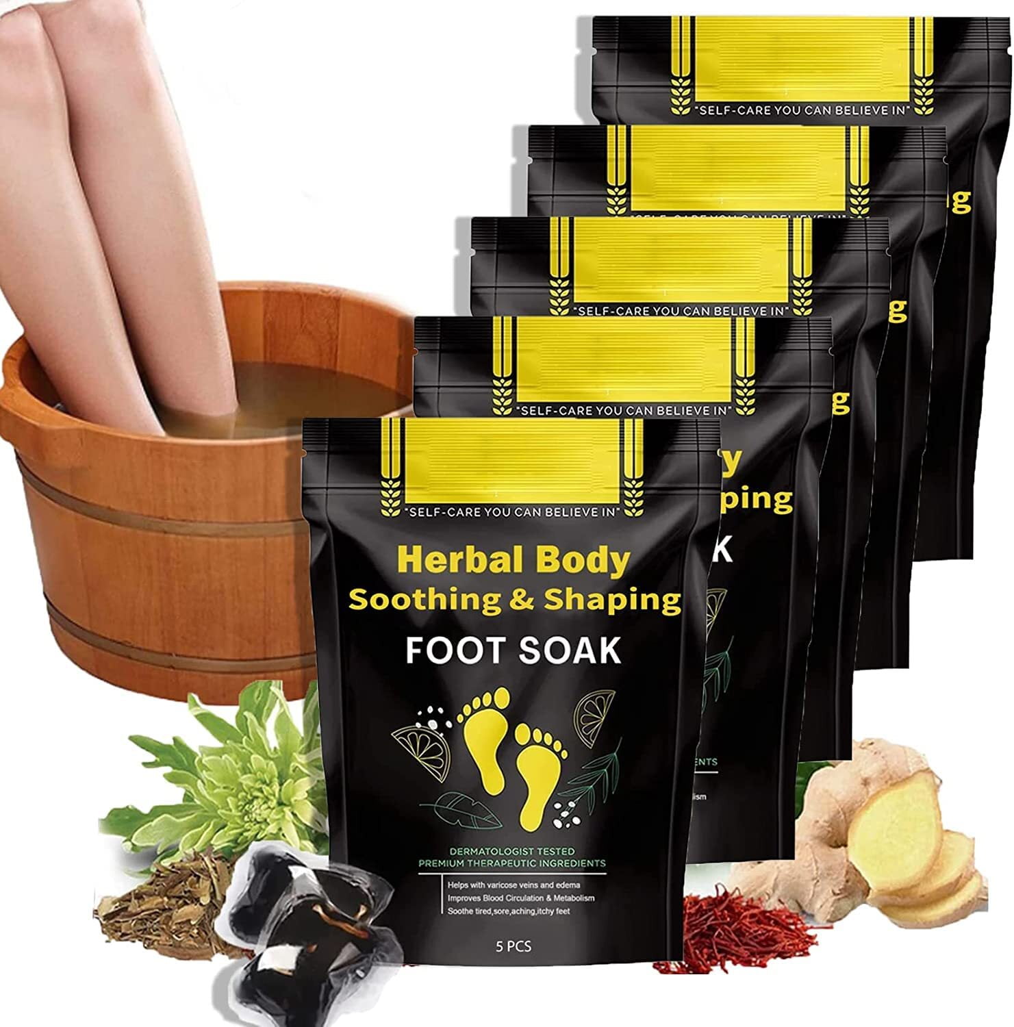 Herbal Detox&shaping Cleansing Foot Soak Beads, Body Detox Foot Soak ...