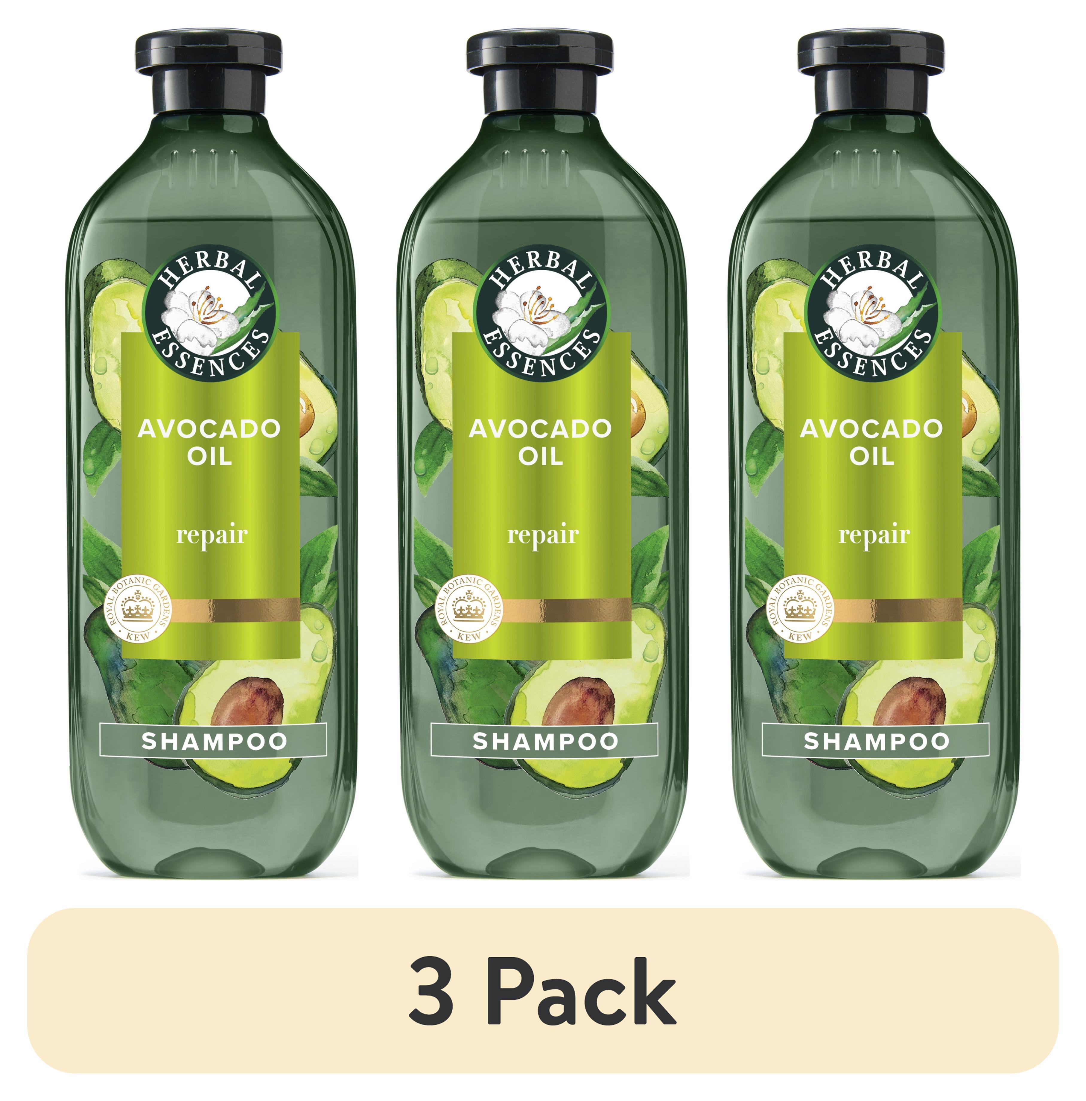 (3 pack) Herbal Essences Avocado Oil Sulfate Free Shampoo, Repair, for ...