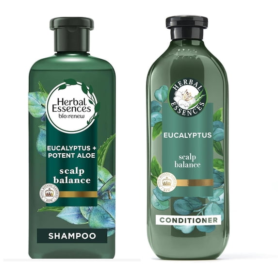 Herbal Essences Eucalyptus Sulfate Free Shampoo & Conditioner Set ...