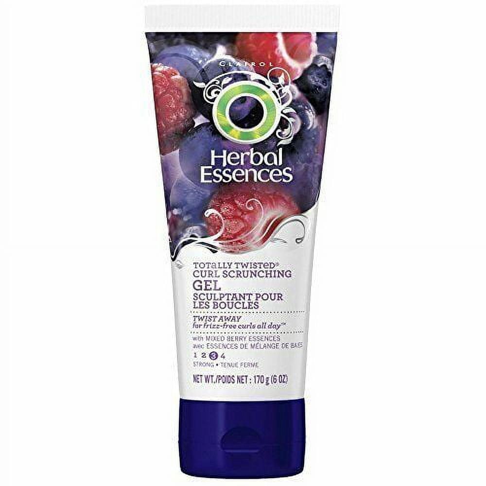 Herbal Essences Totally Twisted Curl Scrunching Gel, Mixed Berry, 6 oz ...
