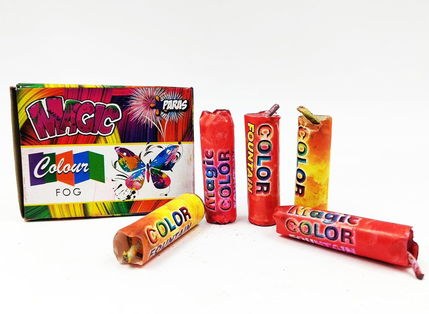 Herbal Gulal Holi Powder Color Opener - Set Of 10, Blue, Pink, Cyan ...