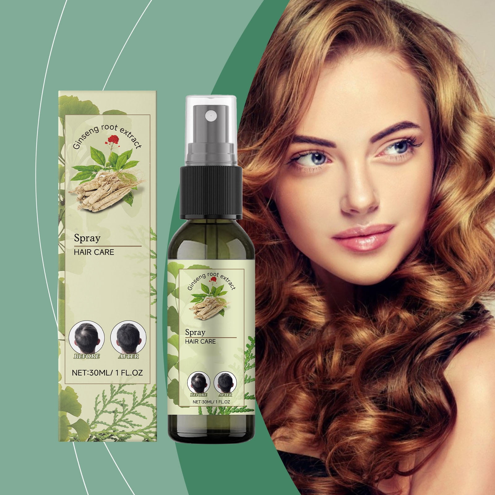 Herbal Hair Protection Spray Activates Hair Follicles To Prevent Hair