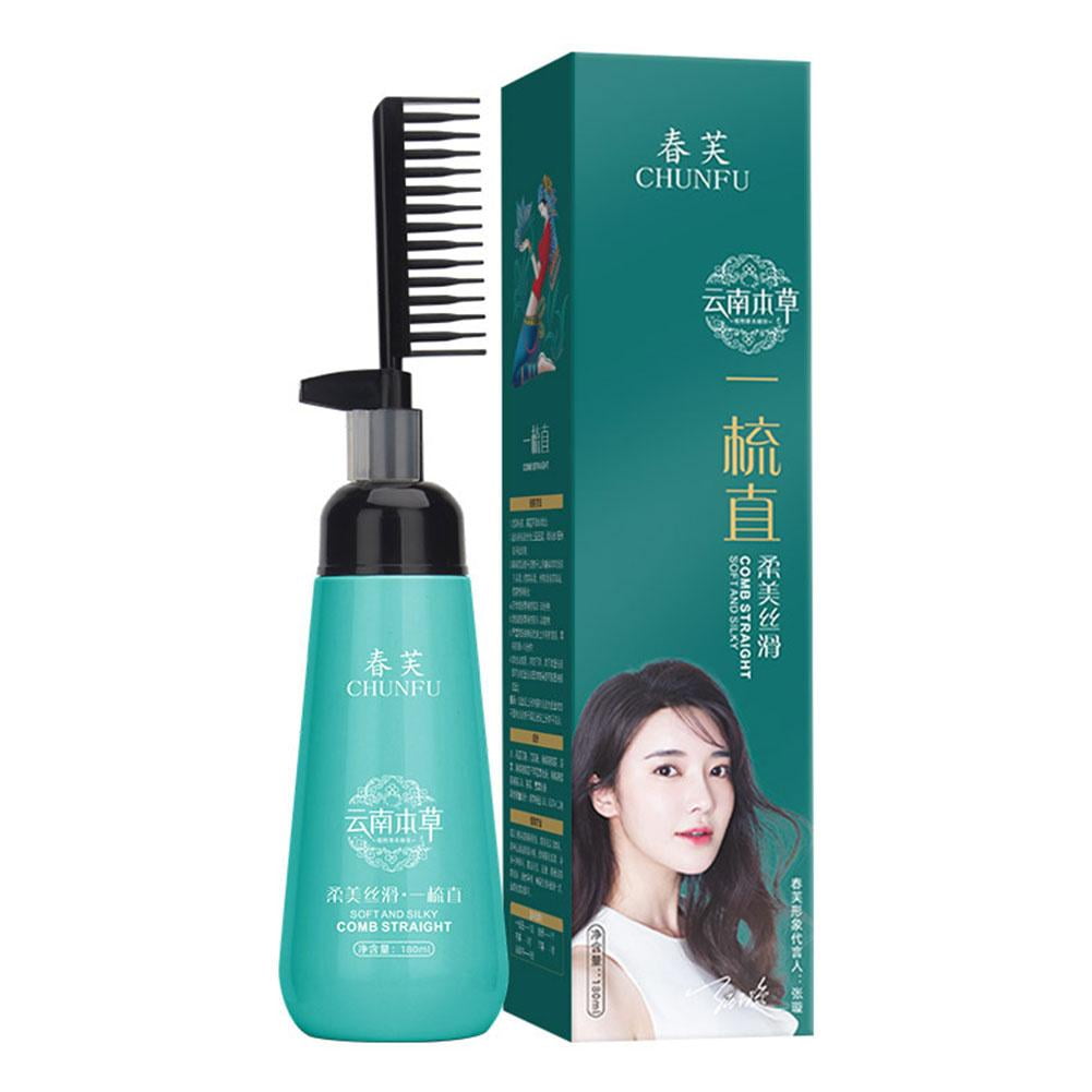 Herbal Hair Relaxer Hair Straightener Cream Smooth Nour UKGJ Straight ...