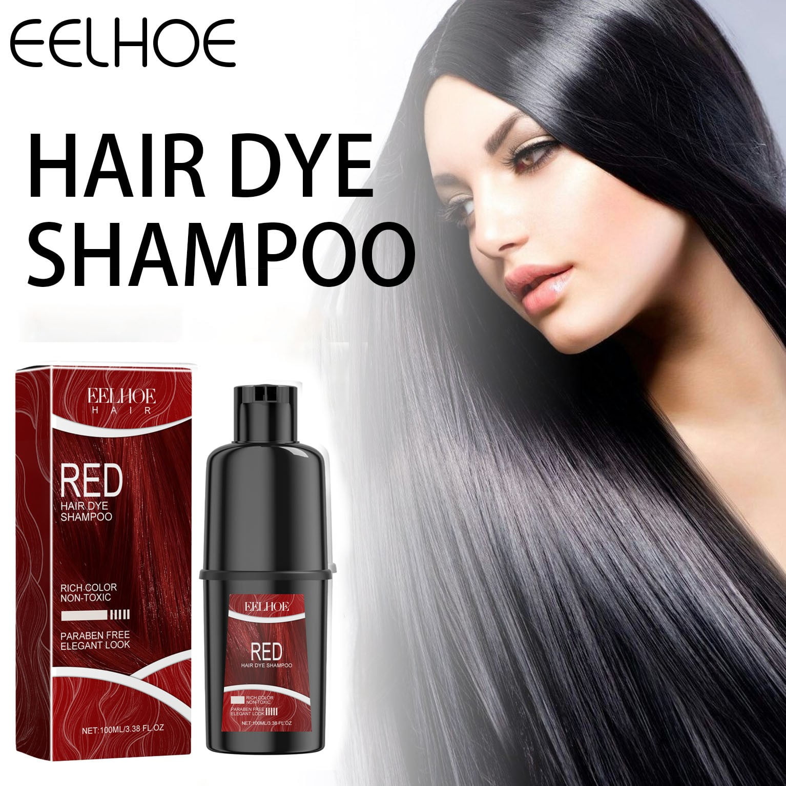 Herbal Phytocare Hair Color Shampoo 100ml - Long Lasting Hair Dye with ...