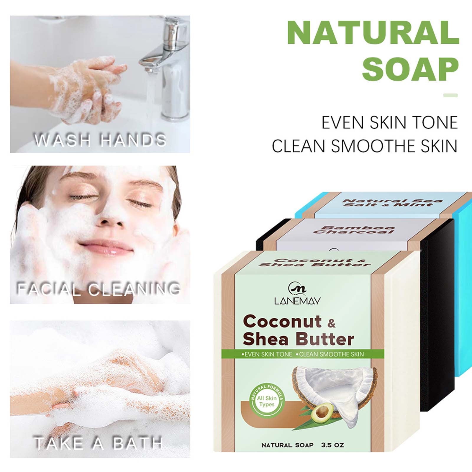 Herbal Plant Soap, Universal For Men And Women Adults Moisturizing Hand ...