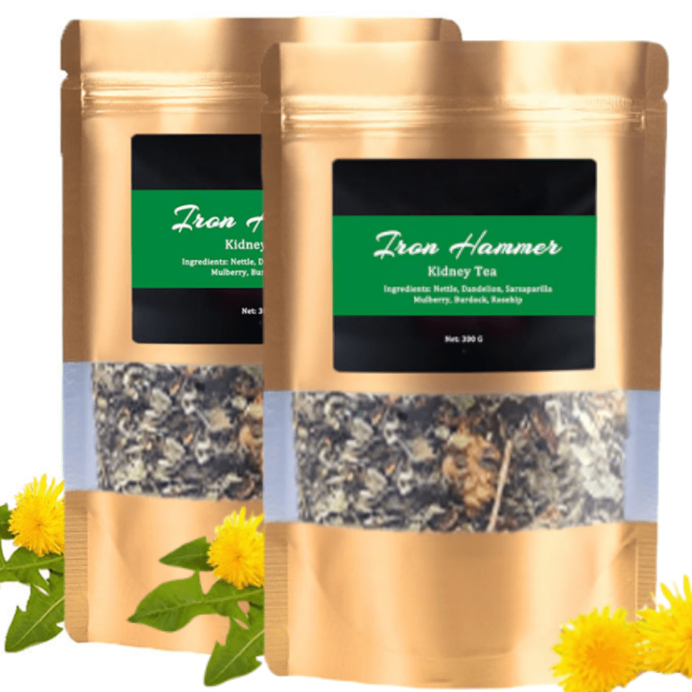 Herbal Renaissance Iron Hammer Tea for Kidney, Dandelion Tea for Liver ...