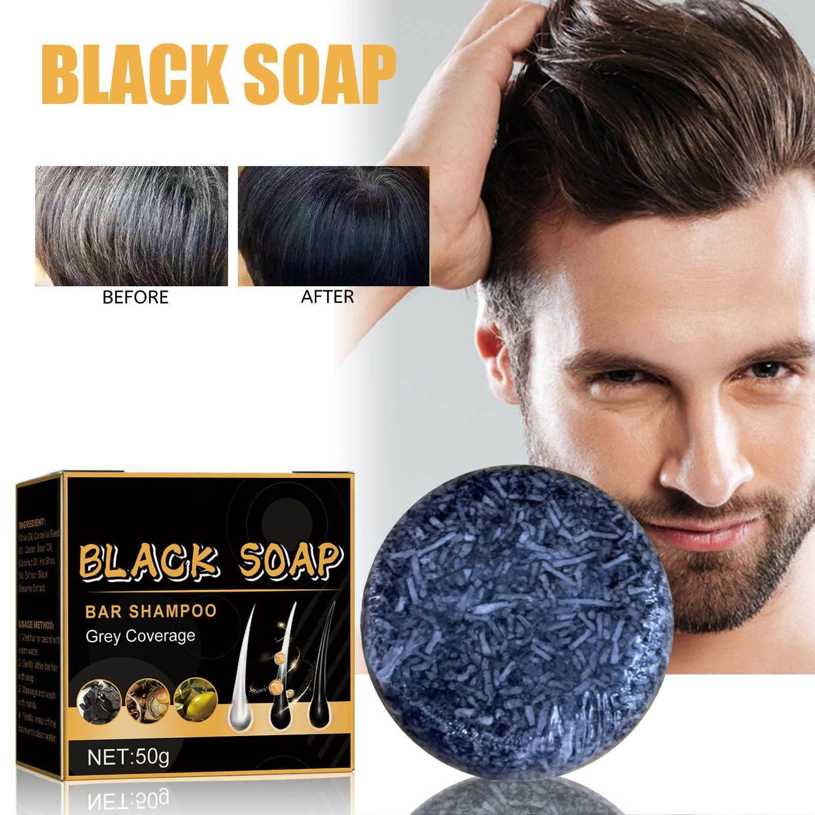 Herbal Shampoo Soap with Foaming Net Natural Scalp Nourishment Deep ...