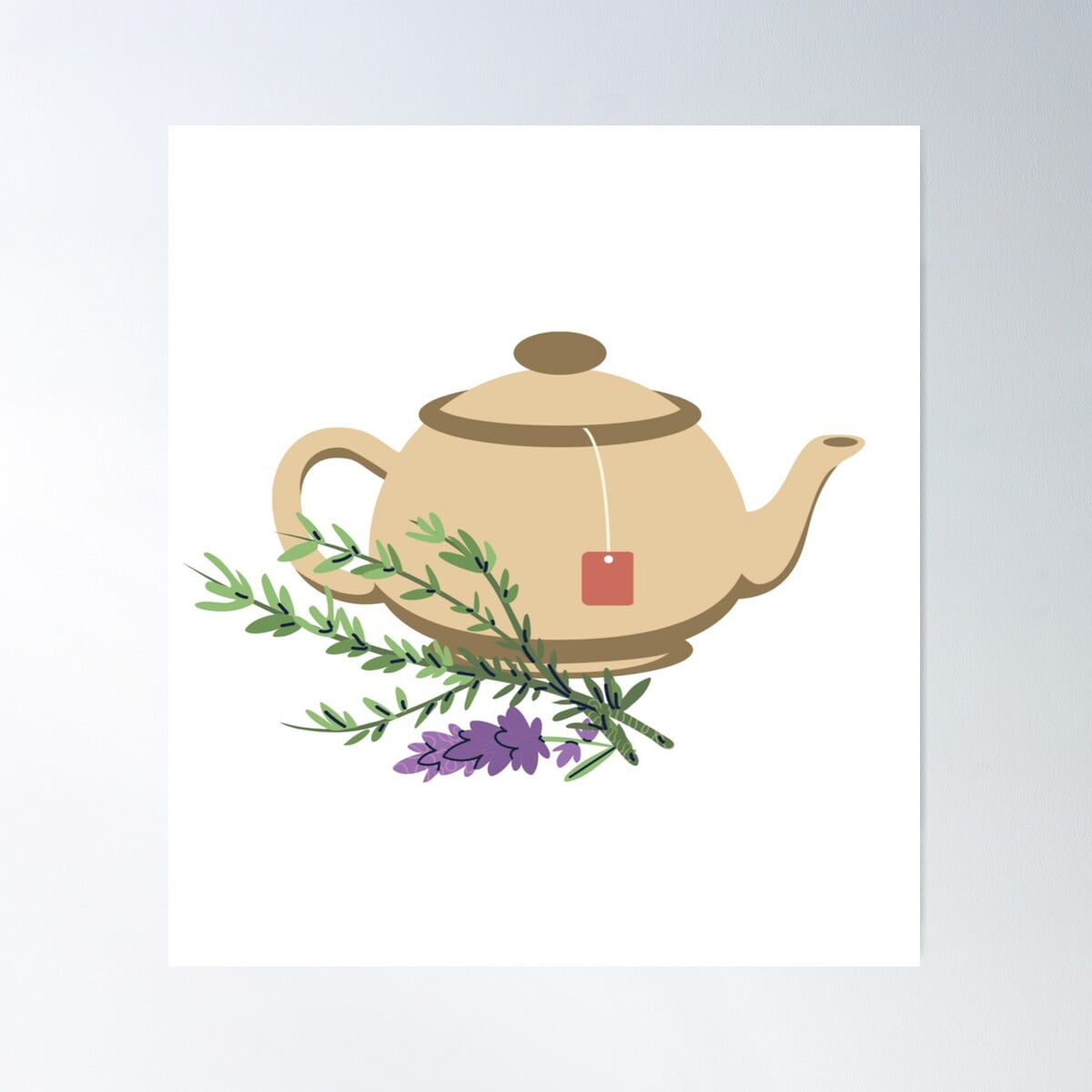 Herbal Tea, Cottage Core Poster Wall Art, Modern Wall Decor For Living ...