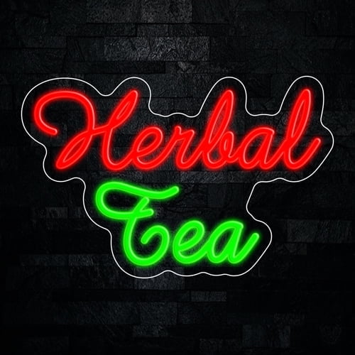 Herbal Tea LED Neon Sign 17"L x 11"H #33164 - Walmart.com