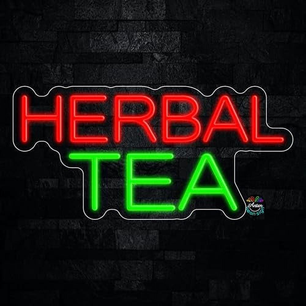 Herbal Tea LED Neon Sign 21"L x 10"H #32368 - Walmart.com