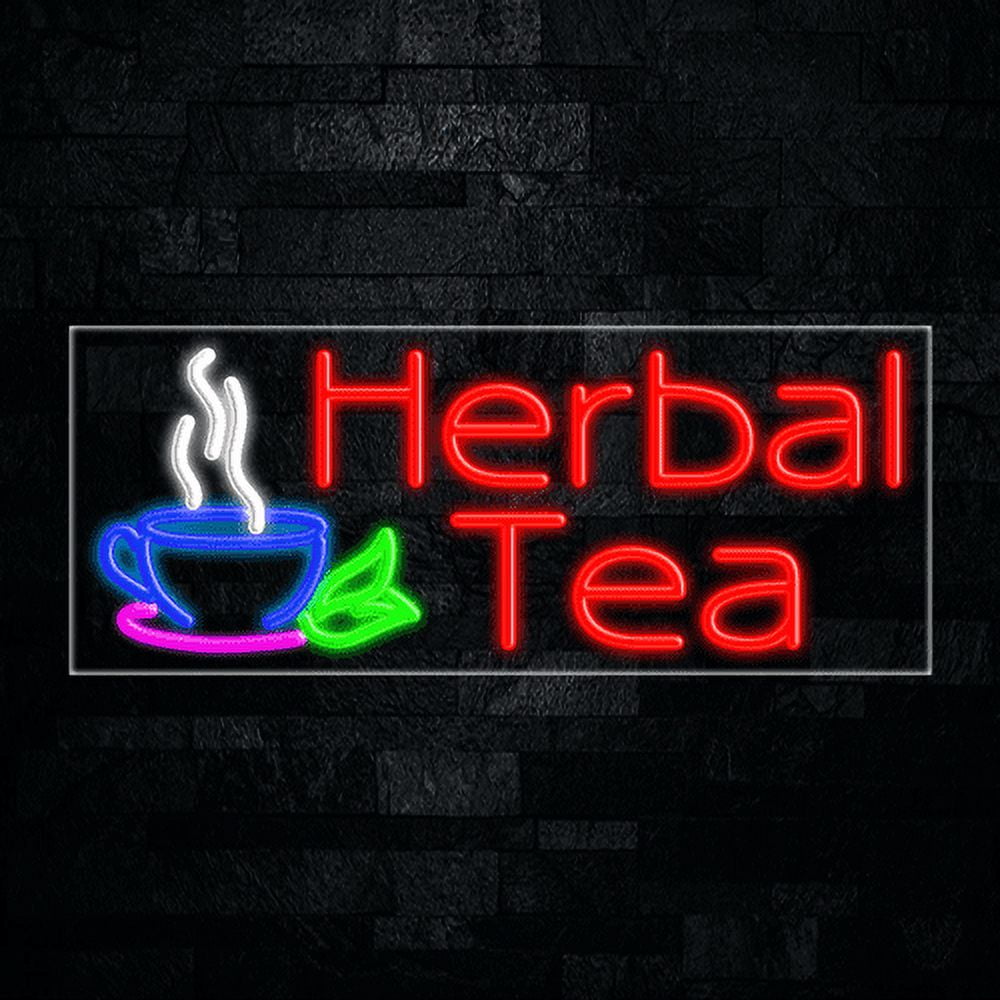 Herbal Tea-LED Neon Sign 30"L x 12"H #31221 - Walmart.com