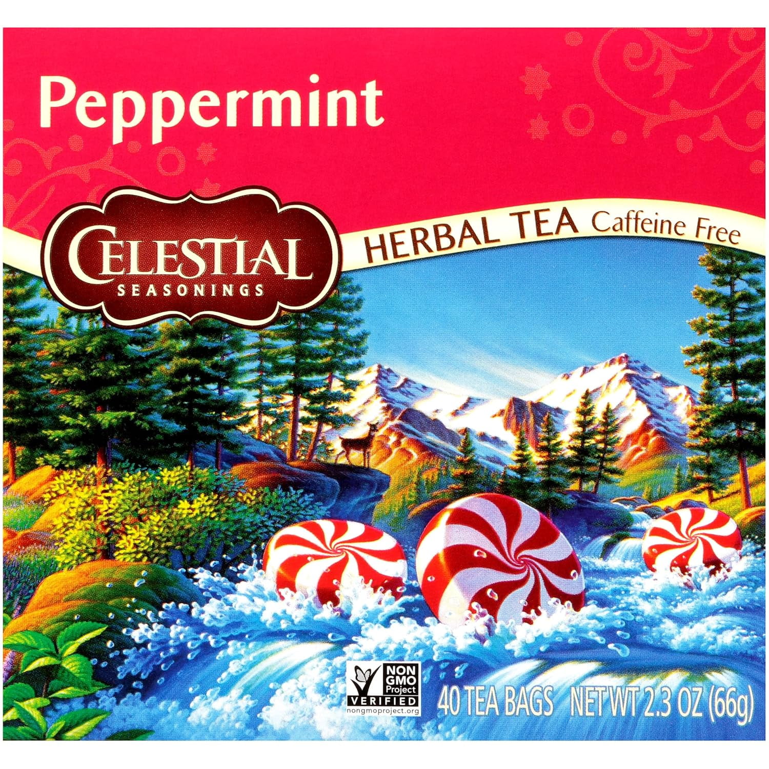 Herbal Tea, Peppermint, 40 Count (Pack of 6) - Walmart.com
