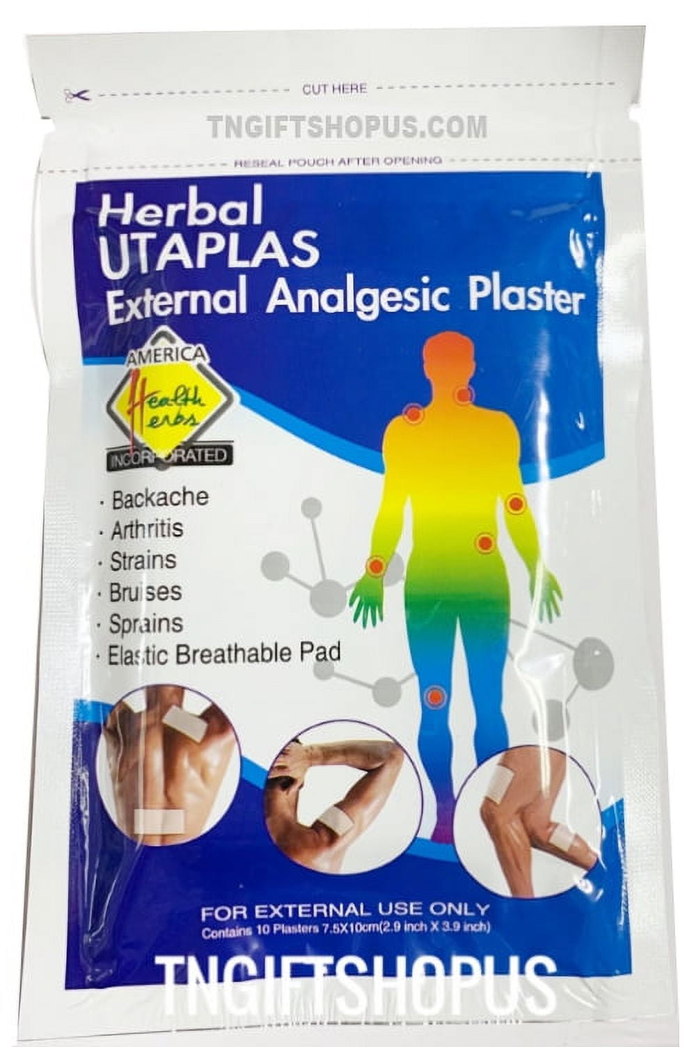 Herbal Utaplas Topical Anti-Inflammatory Body Ache Medicine, Muscle ...