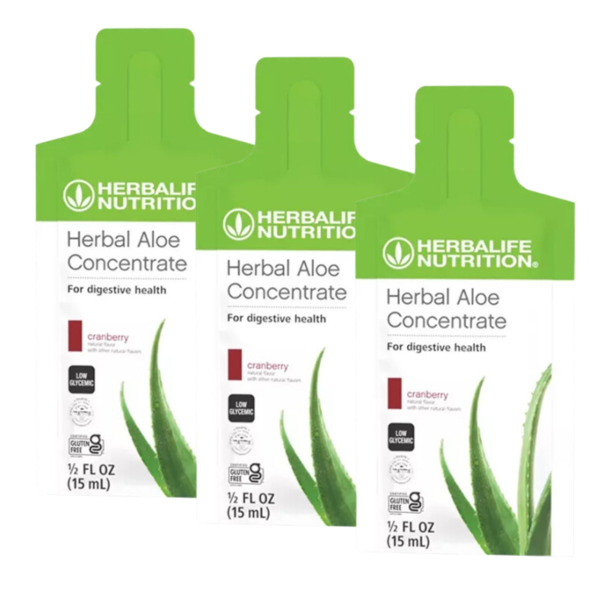 Herbalife. Herbal Aloe Concentrate Packets .5 Fl Oz (15ml) (Cranberry ...