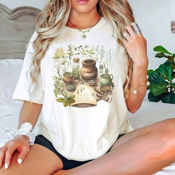 Herbalist T-S1Hirt,, Gift For Plant Lover, Cottagre S1Hirt, Herbs S1Hirt, Medicinal Plan ...