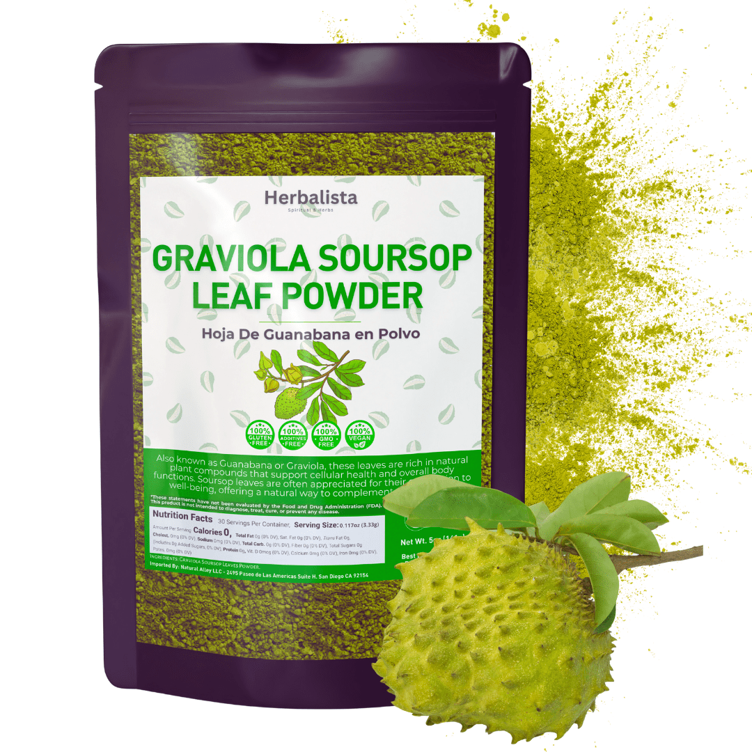 Herbalista - 5oz (170g) Pure Soursop Leaf Powder - 100% Natural ...