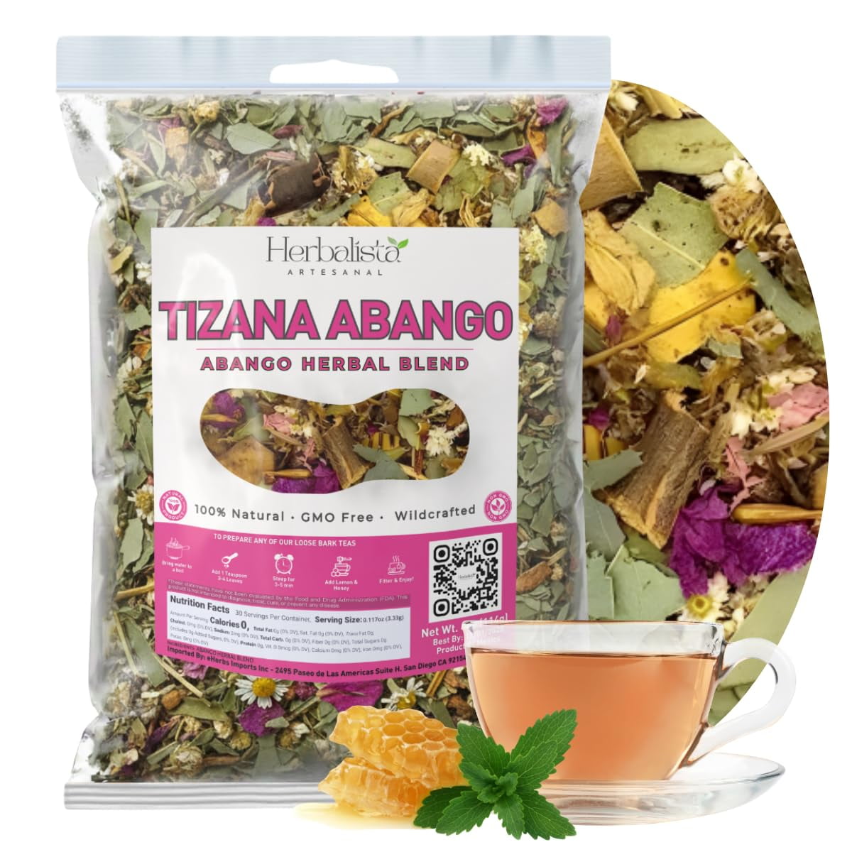 Herbalista Viral Tizana Abango Herbal Compound Tea 4oz (114g) – 100% ...
