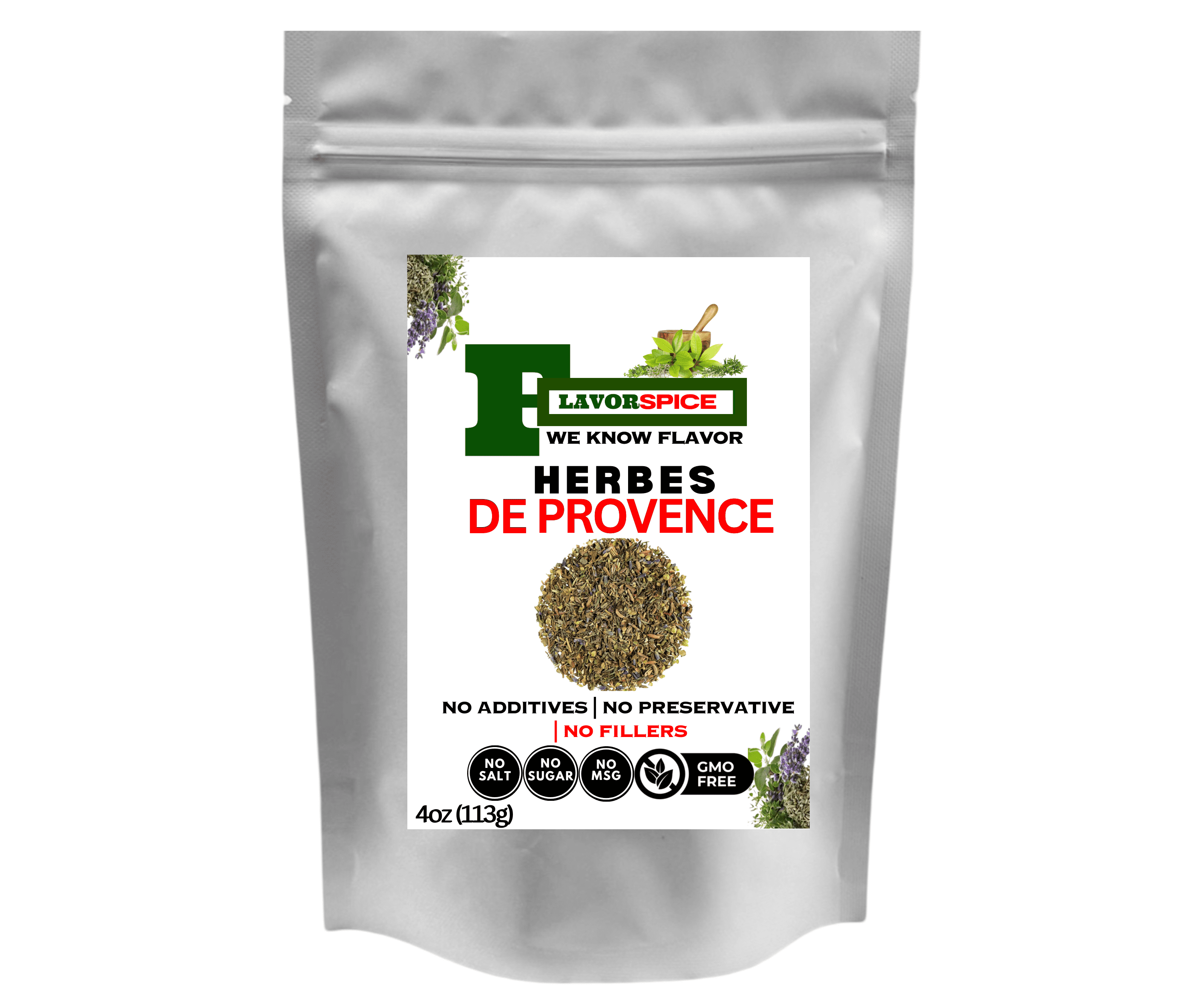 Herbes De Provence French Aromatic Blend 4oz | 1 PACK | All Natural ...