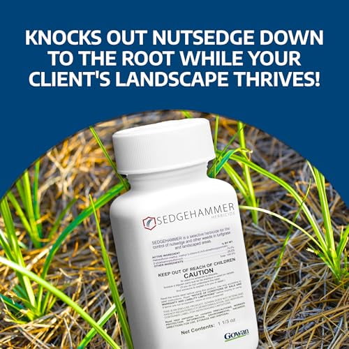 Herbicide - 1 Pack of 1.33oz Bottle of USA-Made Post-Emergent Nutsedge ...