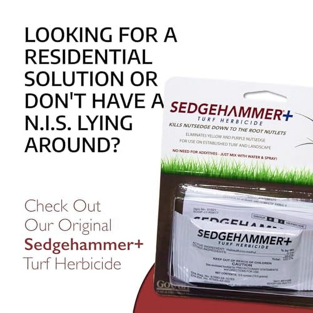 Herbicide - 1 Pack of 1.33oz Bottle of USA-Made Post-Emergent Nutsedge ...