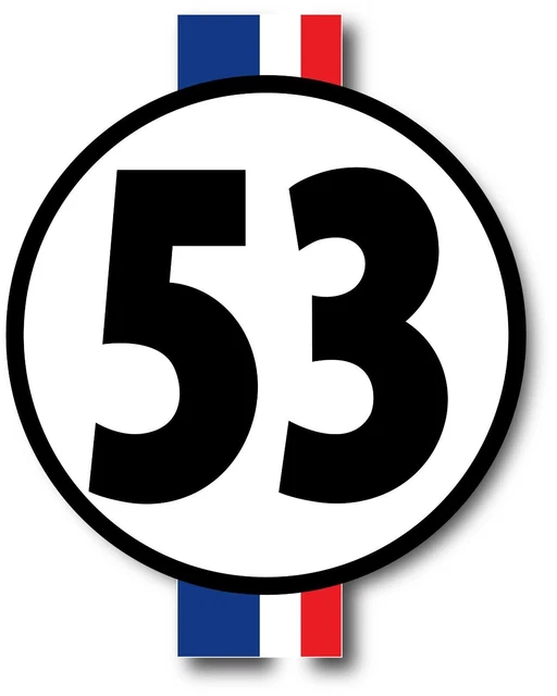 Herbie The Love Bug Sticker Retro Phone Decal Water Bottle Stickers Car ...