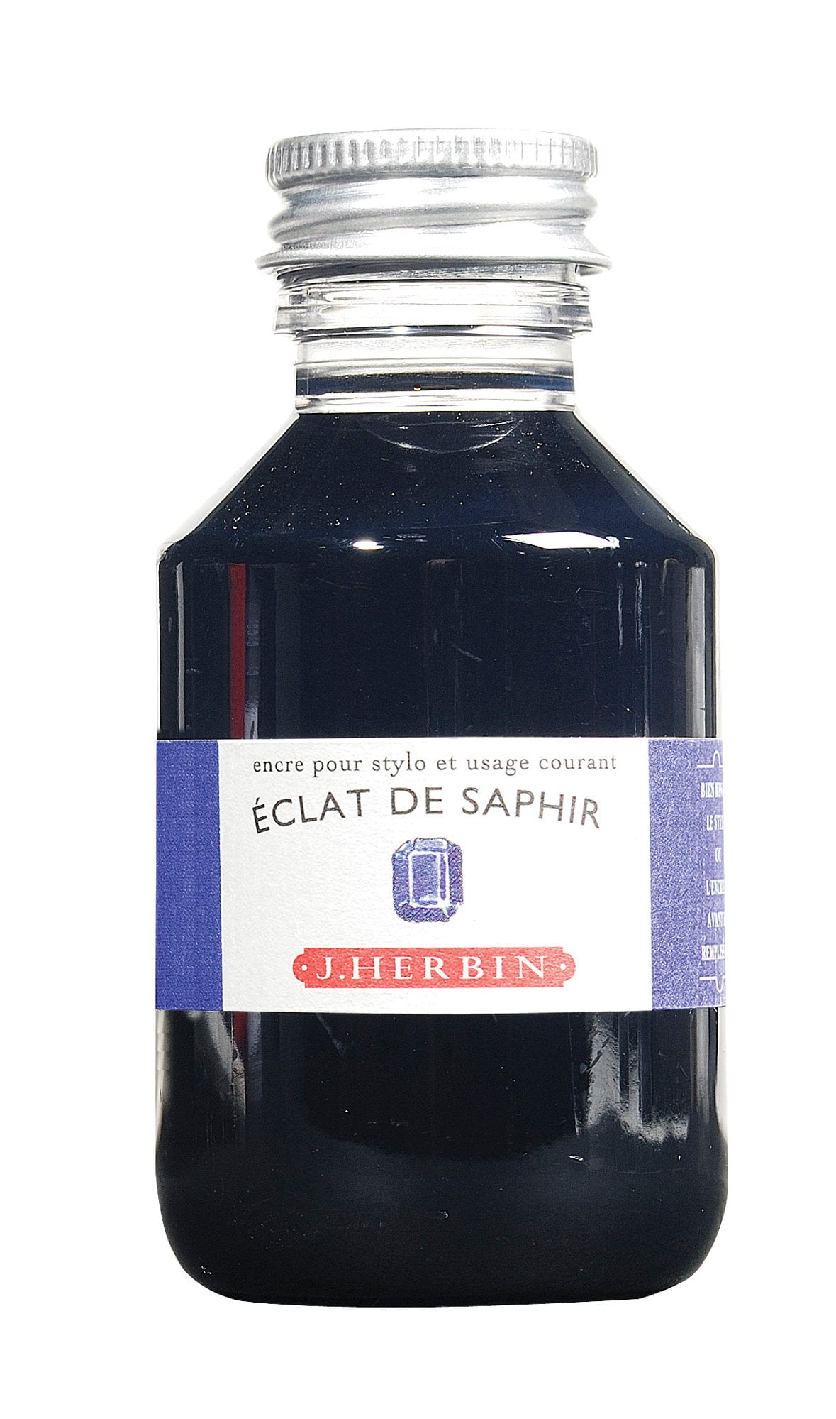 Herbin Fountain Pen Ink - 100ml Bottle - Eclat de Saphir - Walmart.com