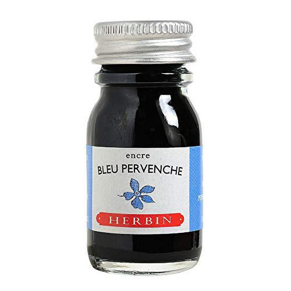 Herbin Fountain Pen Ink - 10ml Bottle - Bleu Pervenche - Walmart.com