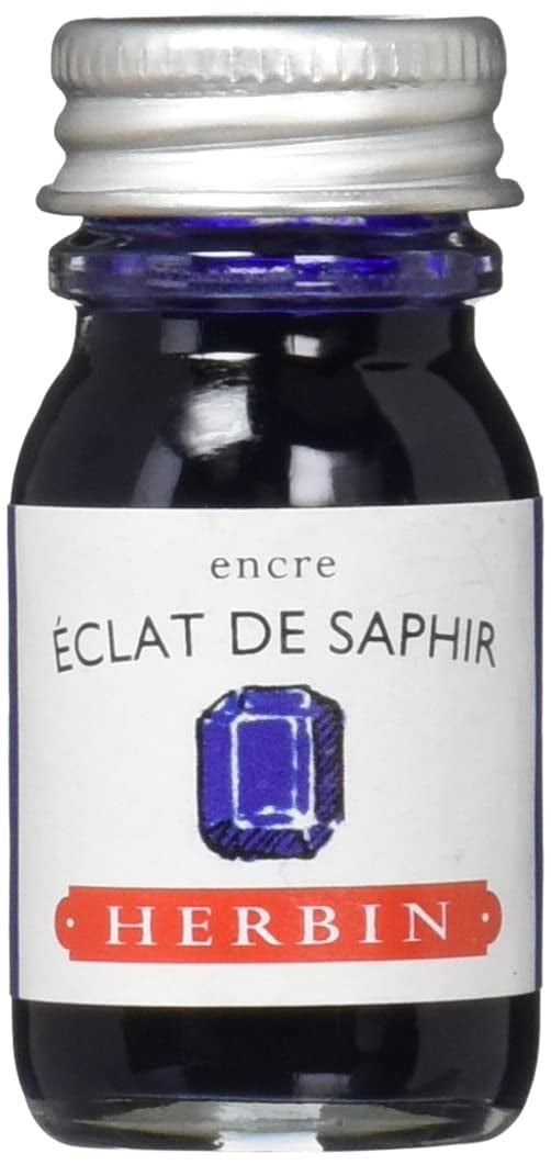 Herbin Fountain Pen Ink - 10ml Bottle - Eclat de Saphir - Walmart.com