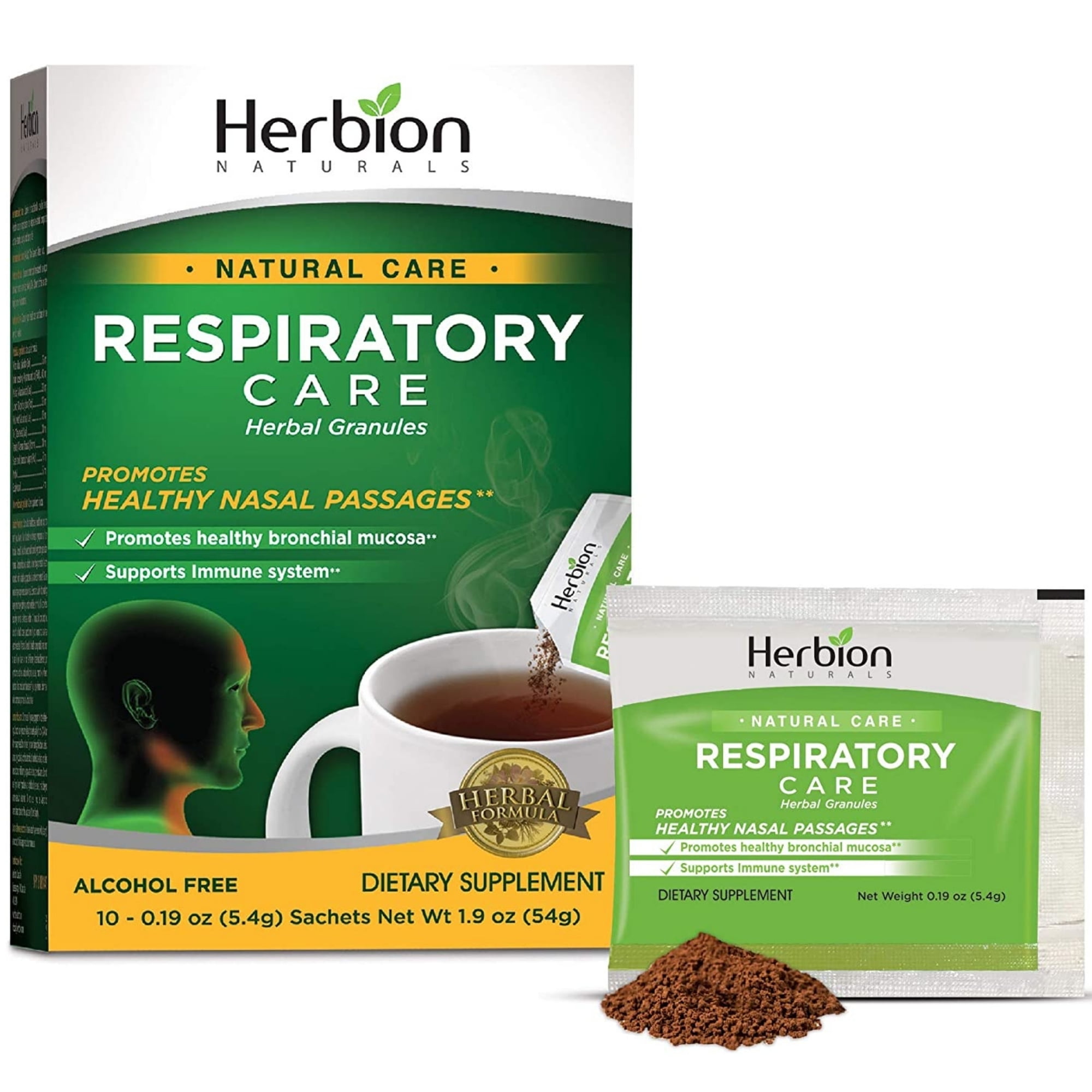 Herbion Naturals Herbal Granules - 10 Ct, Respiratory Care, Cold & Flu ...