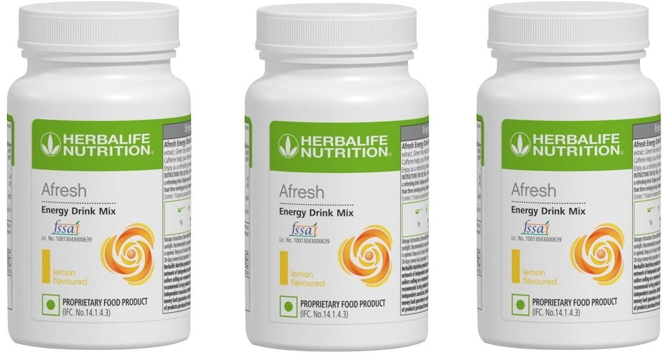 Herblife Afresh Energy Drink Concentrated Tea– Lemon Flavor (Pack Of 3 ...