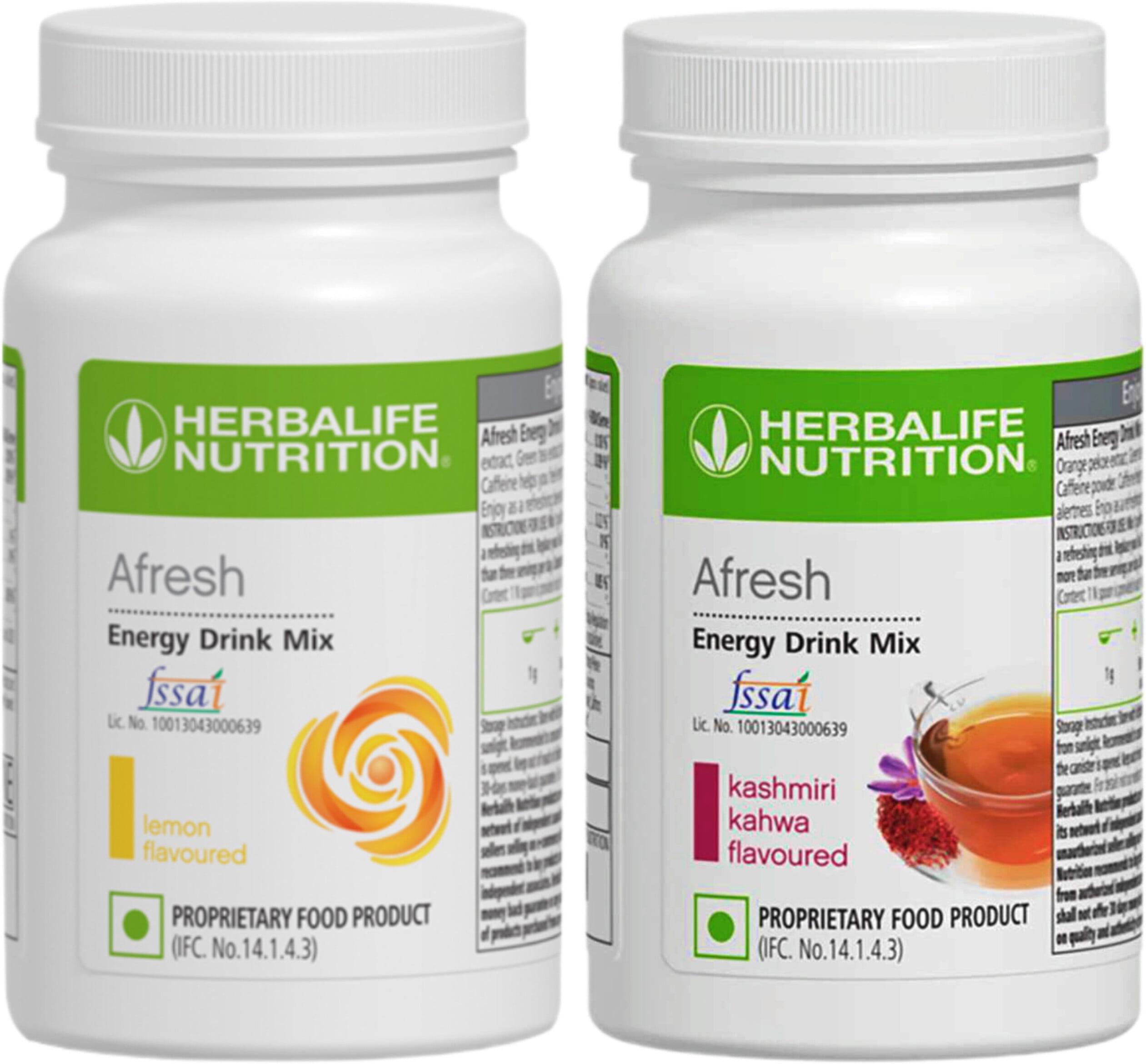 Herblife Afresh Energy Drink Concentrated Tea – Lemon with Kashmiri ...