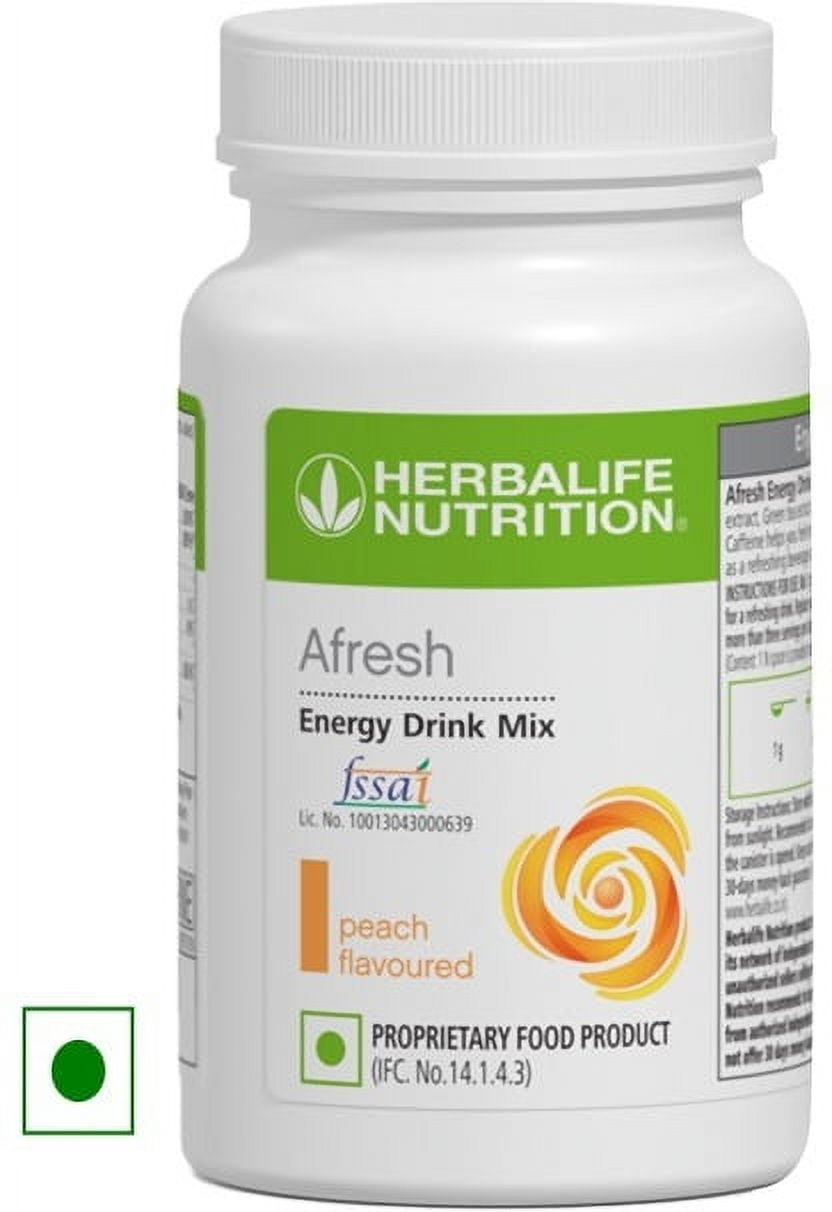 Herblife Afresh Energy Drink concentrated tea – Peach Flavor With Free ...