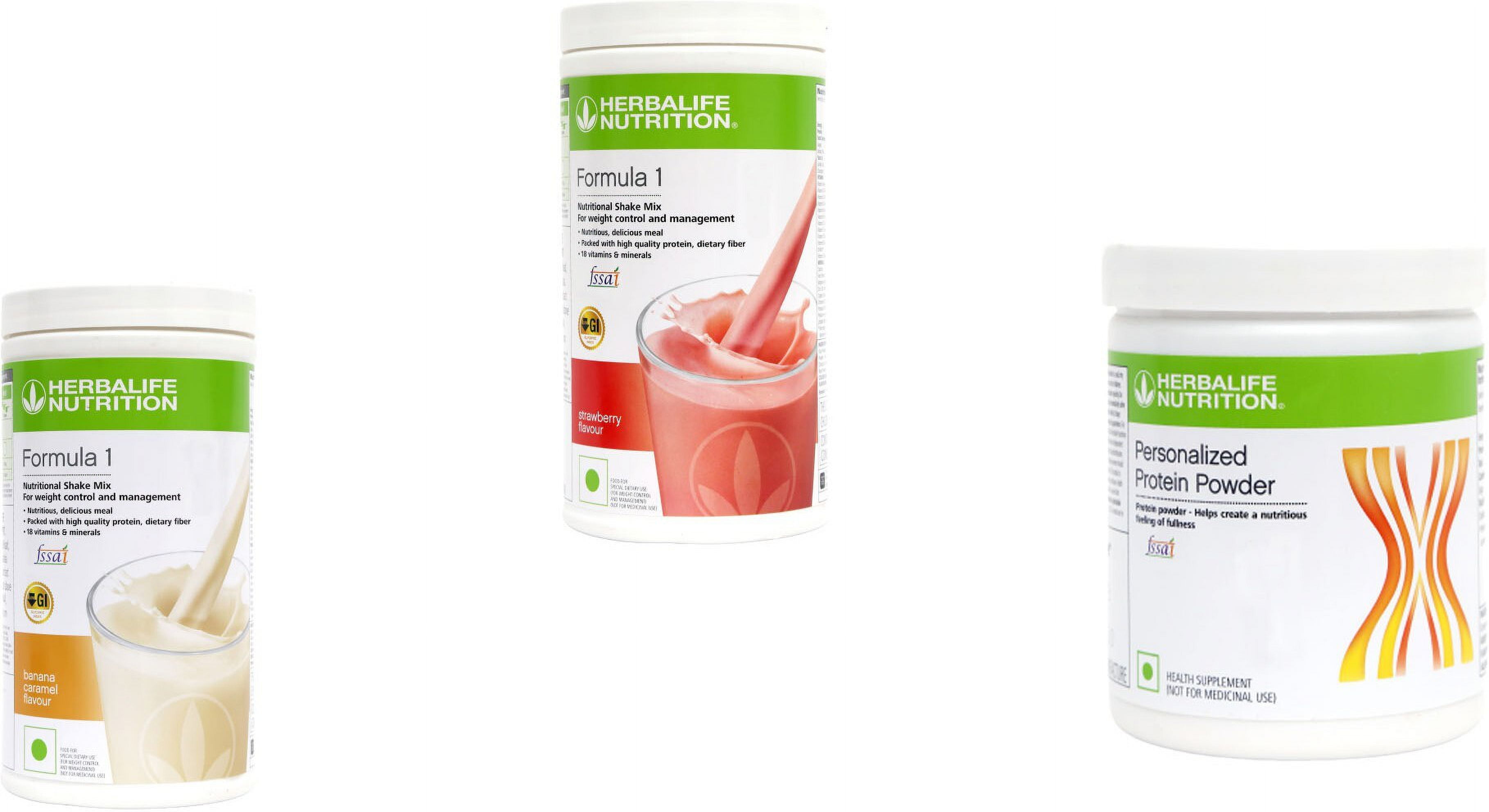 Herblife Nutrition Shake Mix BANANA With STRAWBERRY And Protein Powder ...