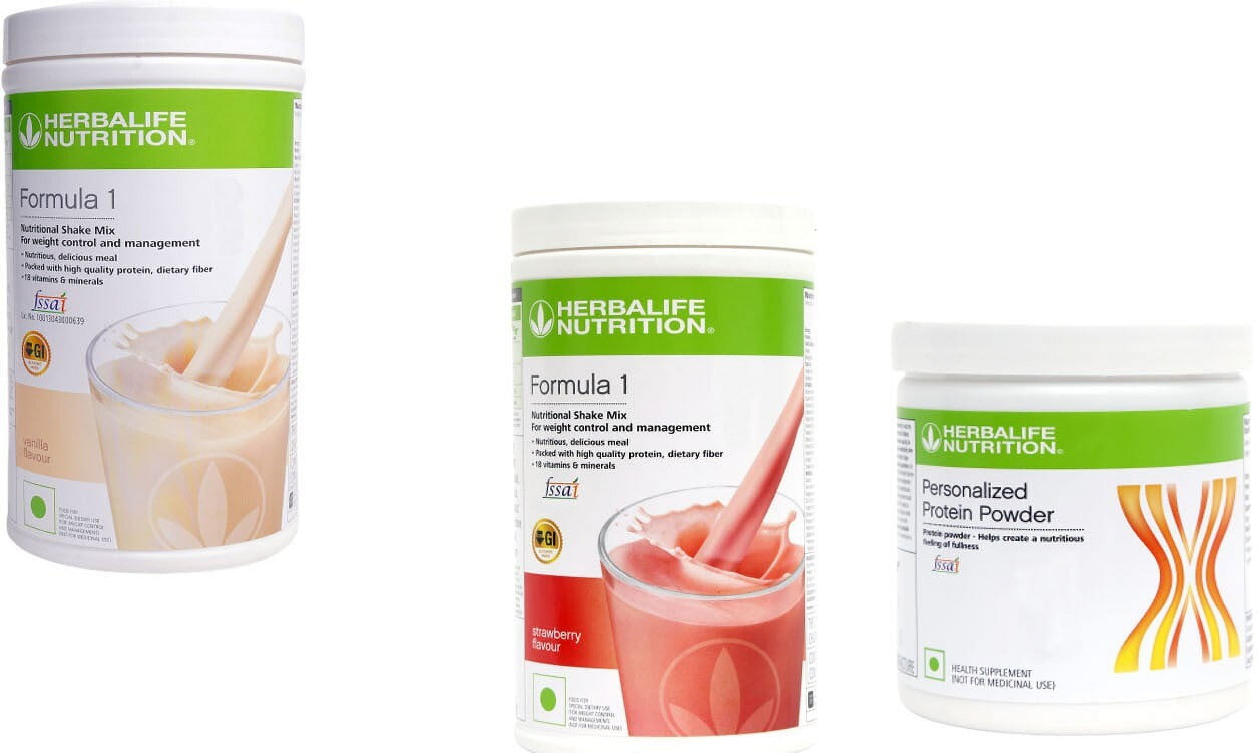 Herblife Nutrition Shake Mix FRENCH VANILLA With STRAWBERRY and Protein ...