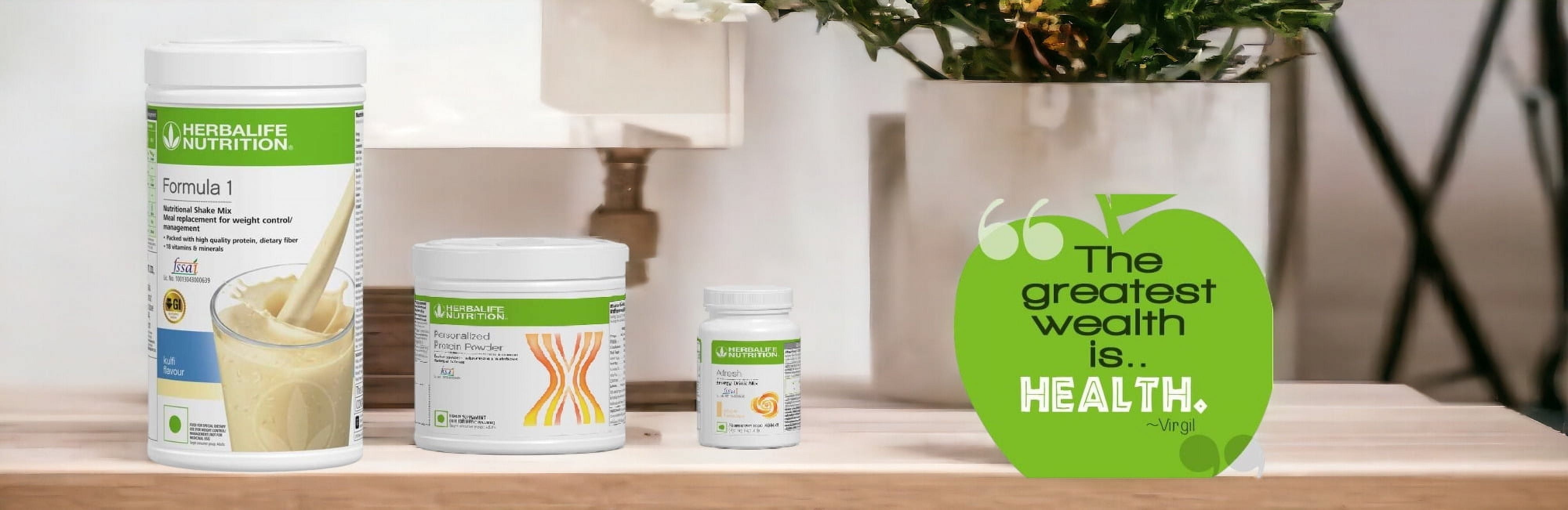 Herblife Nutrition Shake Mix Kulfi Flavor + Protein Powder (200g) With ...