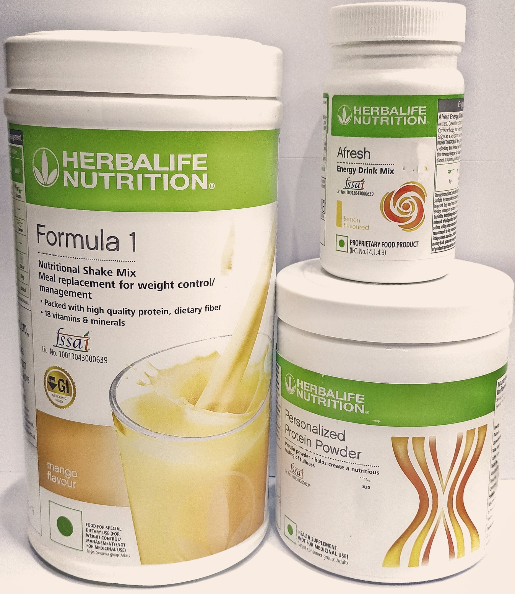 Herblife Nutrition Shake Mix Mango Flavor 500g With Protine Powder 200g ...