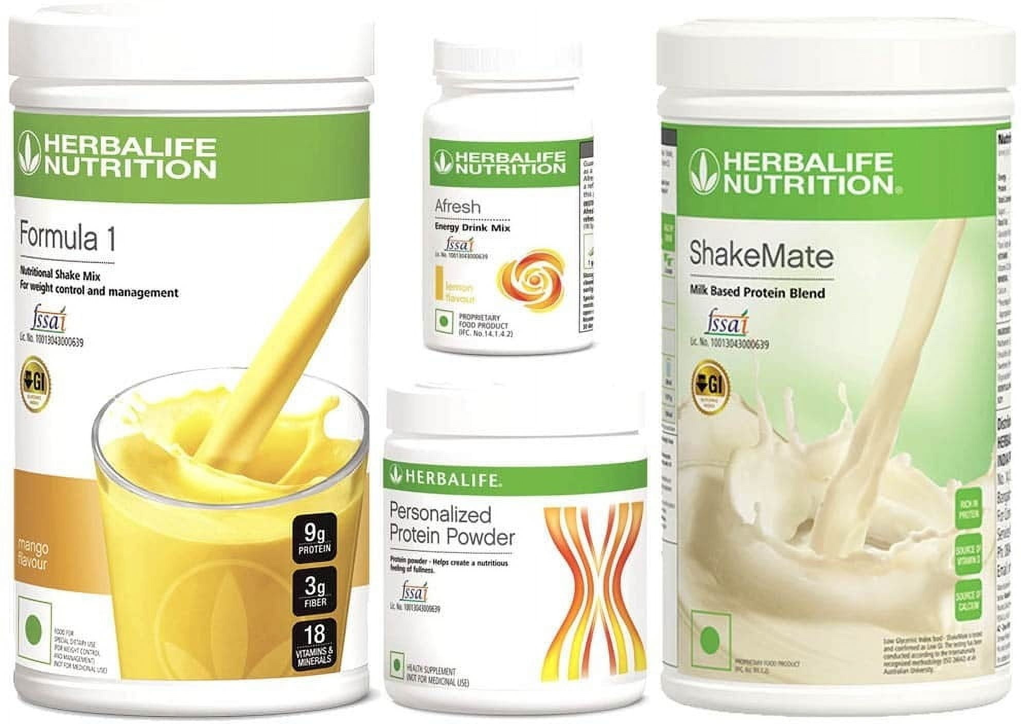 Herblife Nutrition Shake Mix Mango Flavor With Protein powder 200g And ...