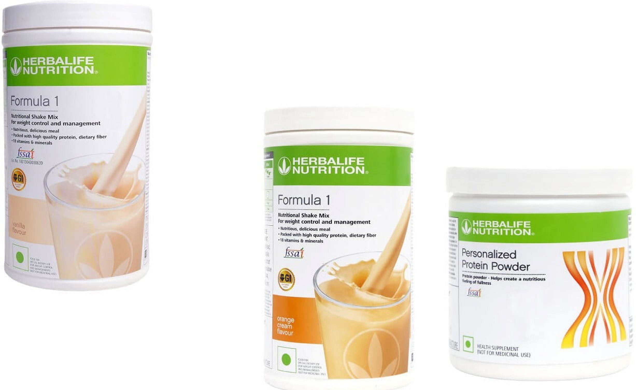 Herblife Nutrition Shake Mix VANILLA With ORANGE And Protein Powder ...