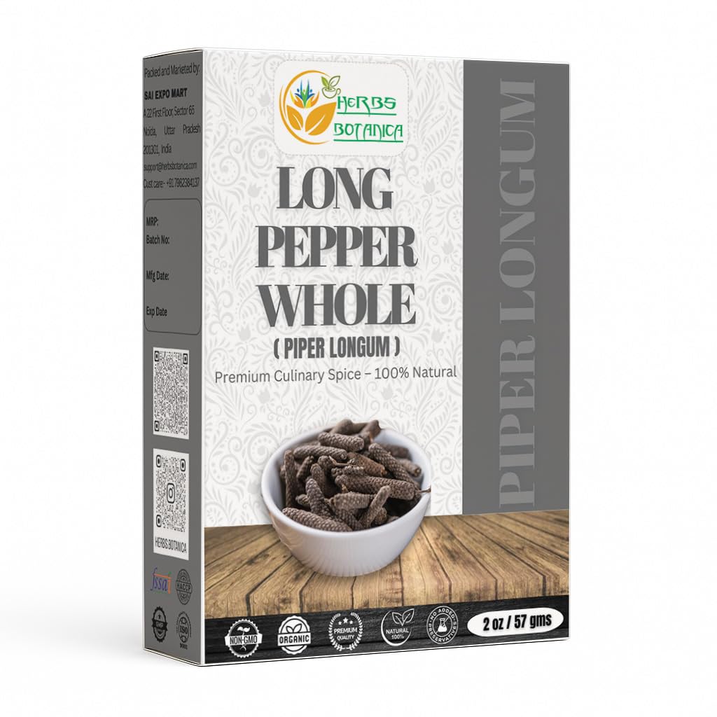 Herbs Botanica Long Pepper MFF30 Whole - Premium Indian Long ...