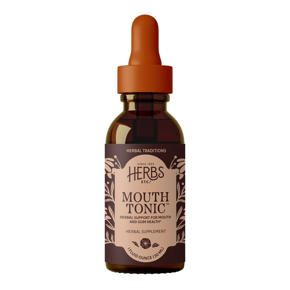 Herbs Etc. Mouth Tonic, 1 fl oz (30 ml) - Natural Herbal Medicine ...