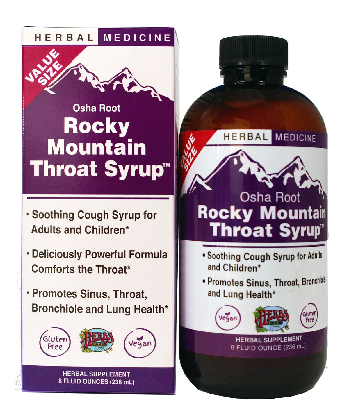 Herbs Etc. Rocky Mountan Throat Syrup 8 oz - Walmart.com