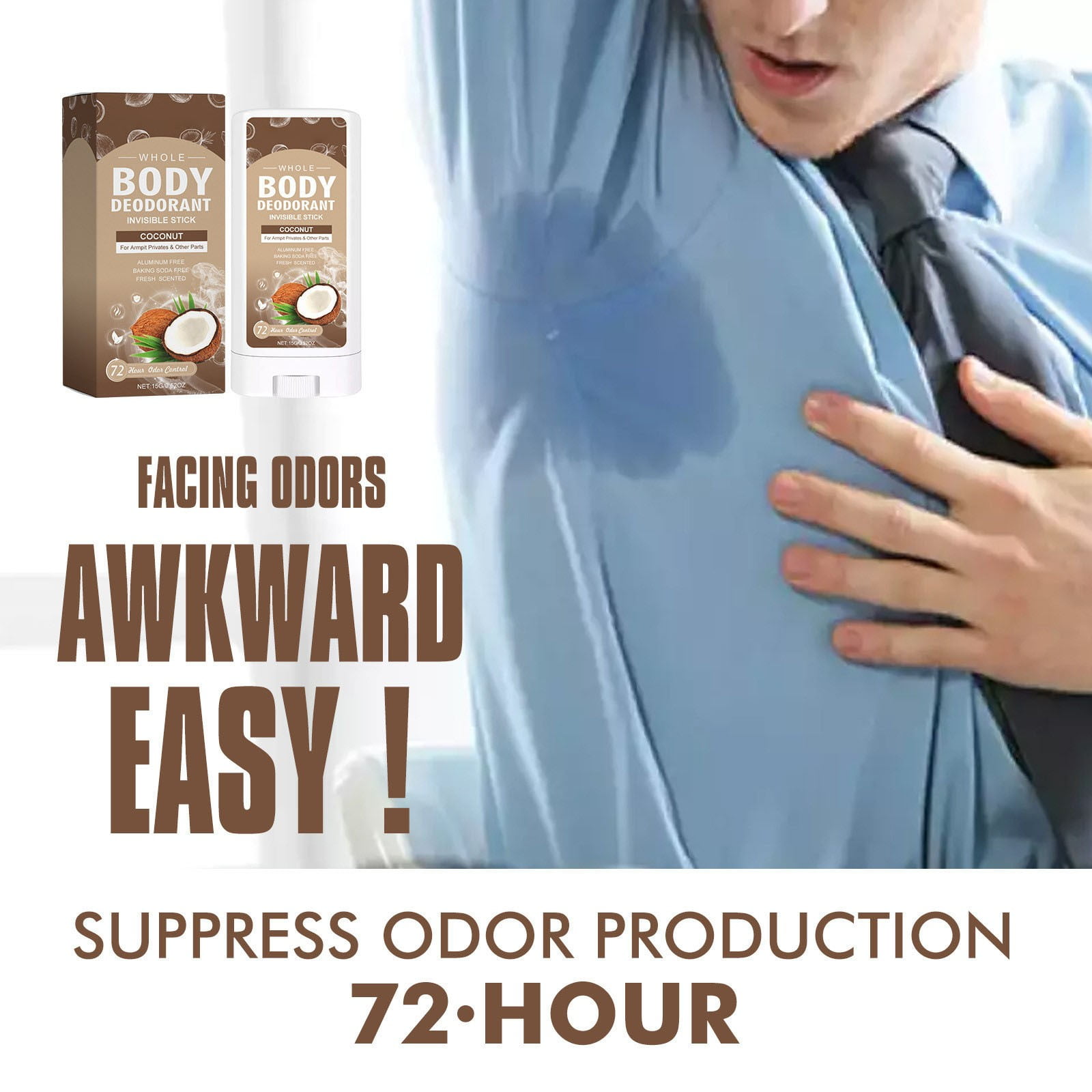 Herbzj Fresh Lady Natural Deodorant for Women/Men | Aluminum Free ...