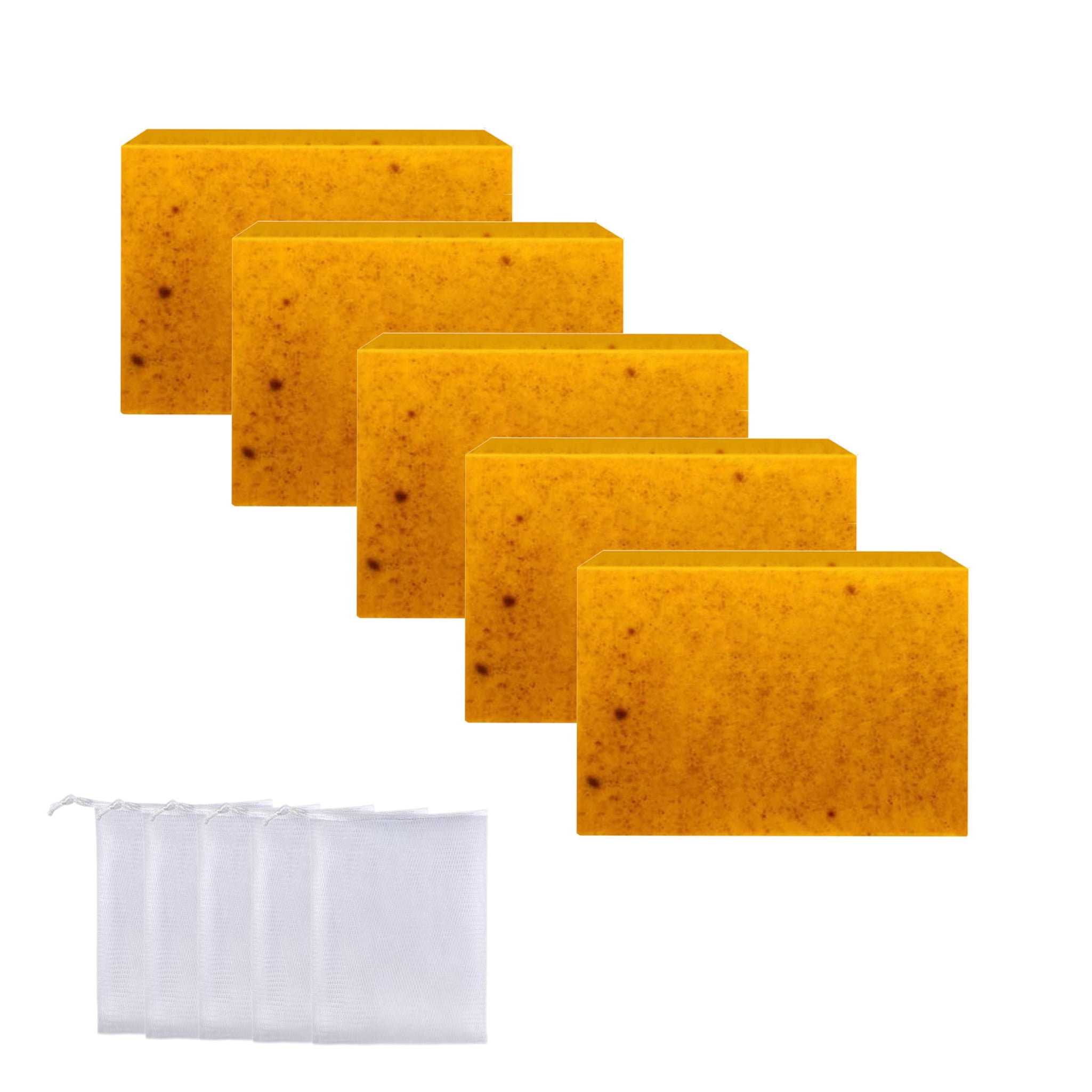 Herbzj Lemon Turmeric Kojic Soap,Natural Handmade Soap,Turmeric Soap ...