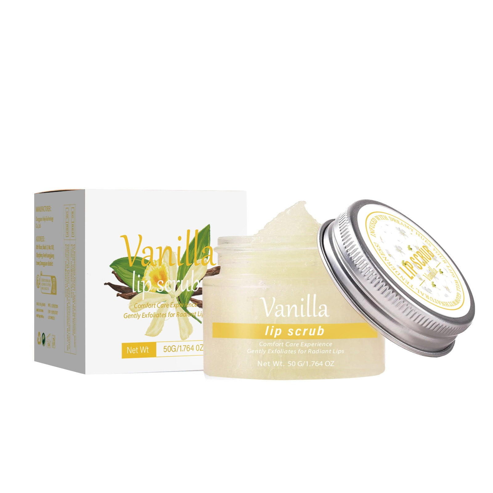 Herbzj Lip Exfoliator Scrub and Moisturizer, Sugar Scrubs, Overnight ...