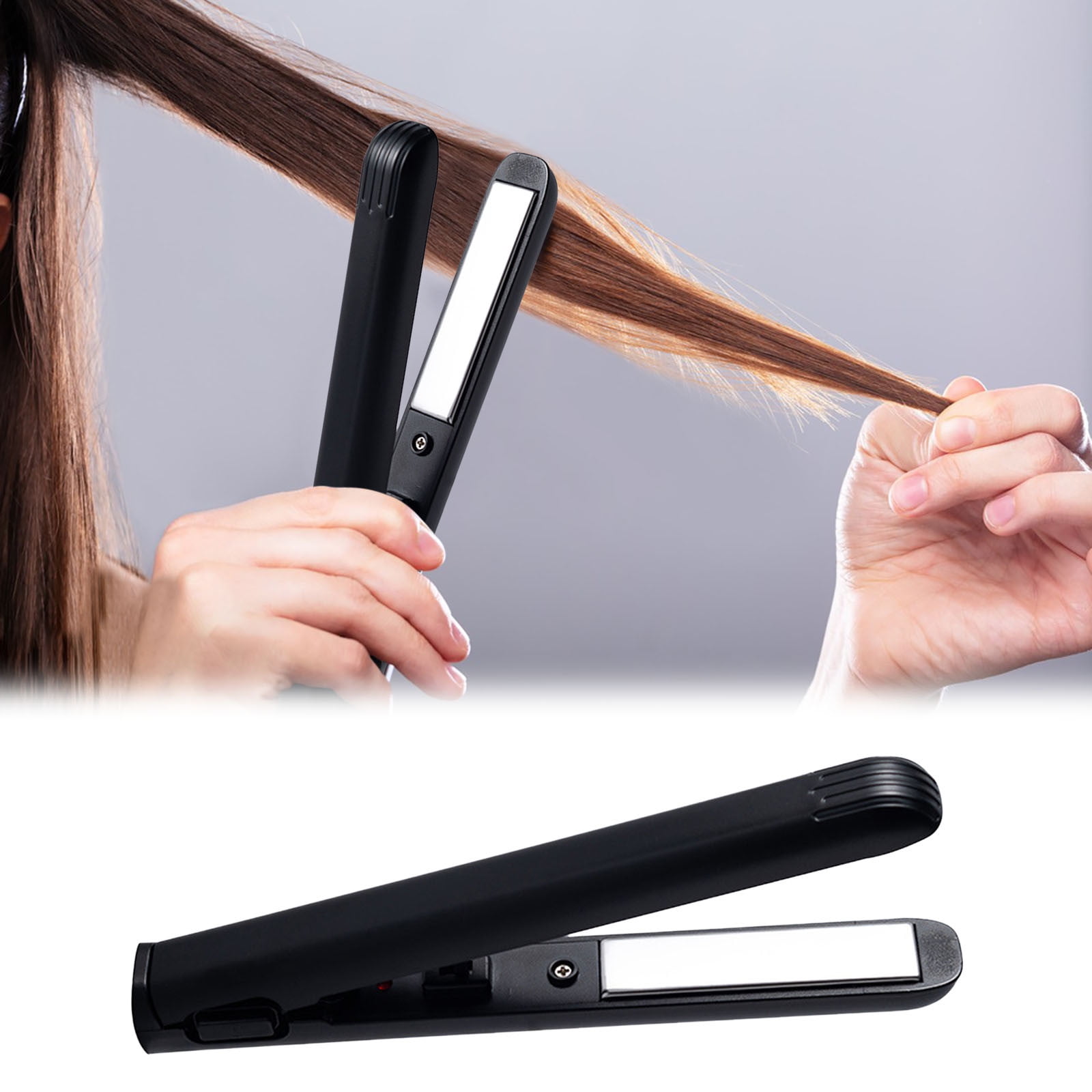 Herbzj Mini Dual Purpose Curling Iron, Upgrade 2 in 1 Mini Curling Wand ...