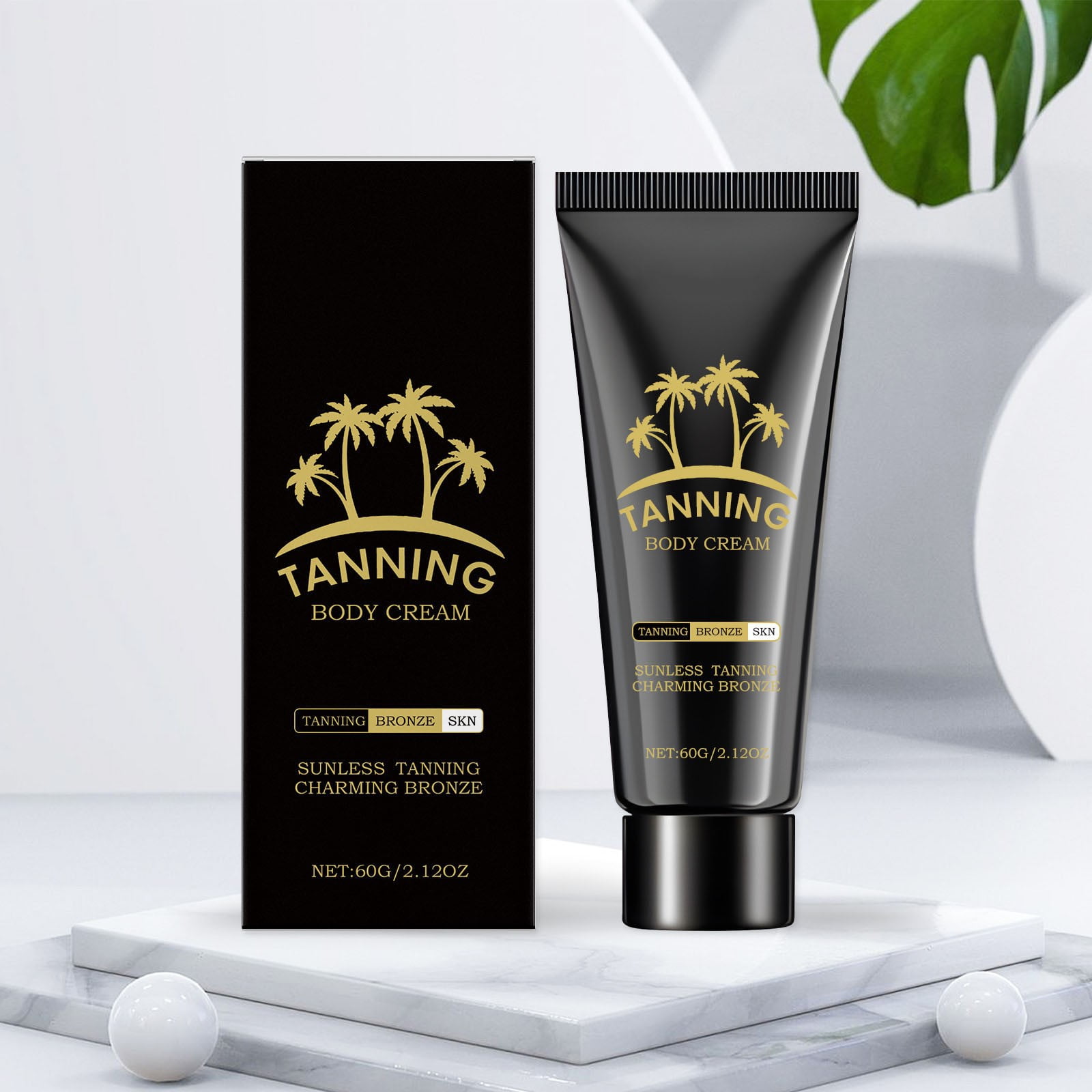 Herbzj Tanning Sunscreen Lotion, Water Resistant Body Sunscreen ...