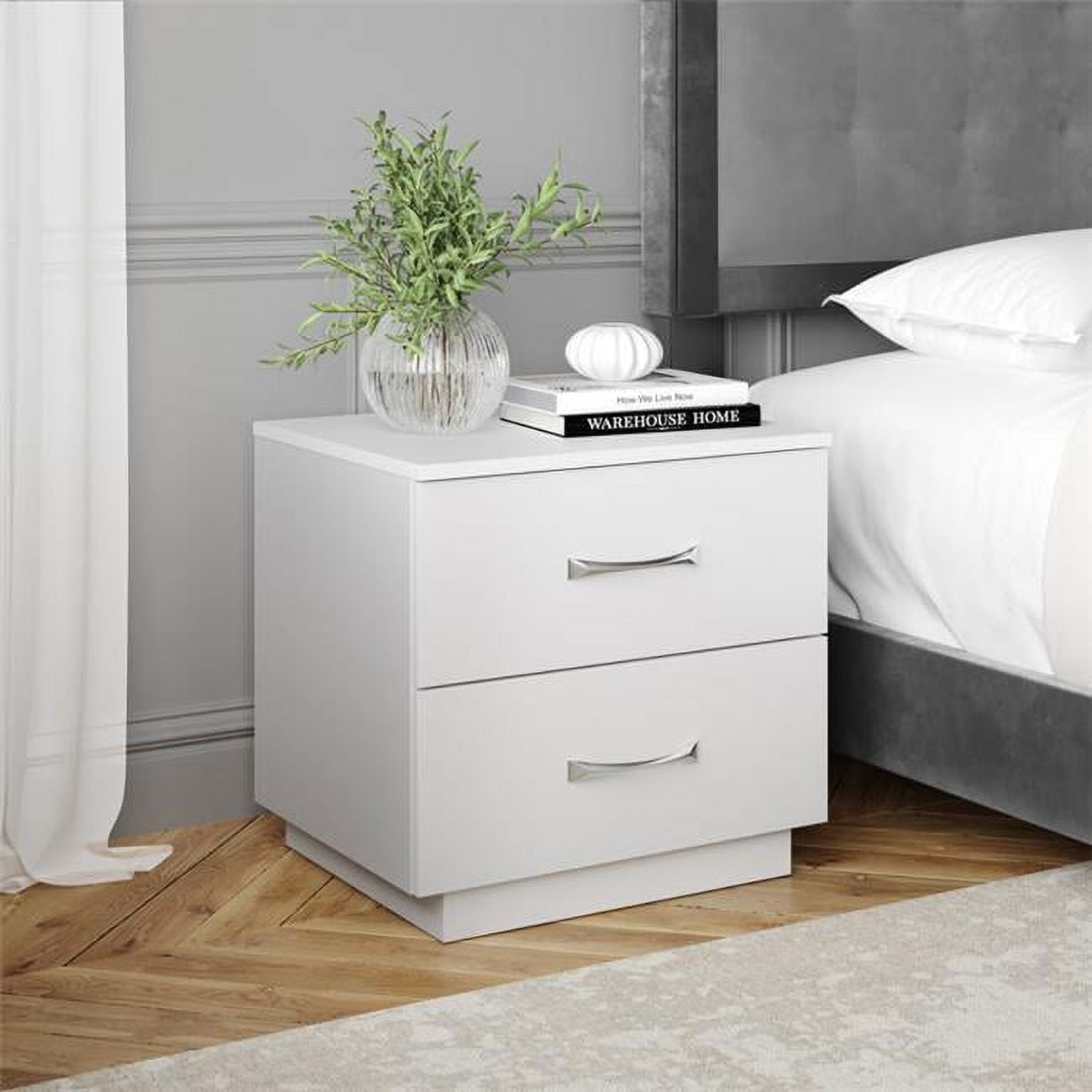 Herchel Low Profile Drawer Nightstand - Walmart.com