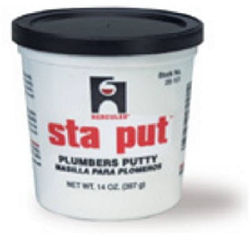Hercules 25101 Sta-Put Plumbers Putty, 14 Oz, Each - Walmart.com