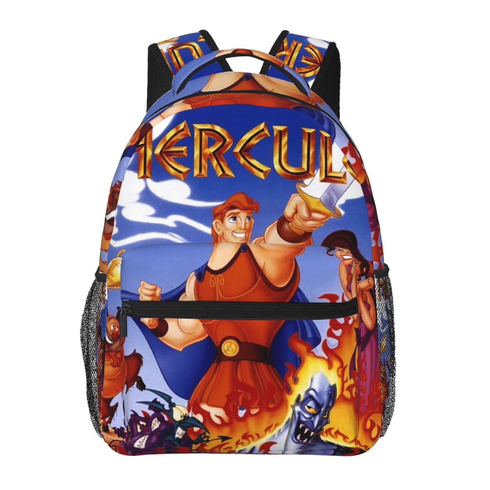 Hercules Backpack Unisex All Over Print Casual School Laptop Bags Lightweight Travel Sports ...