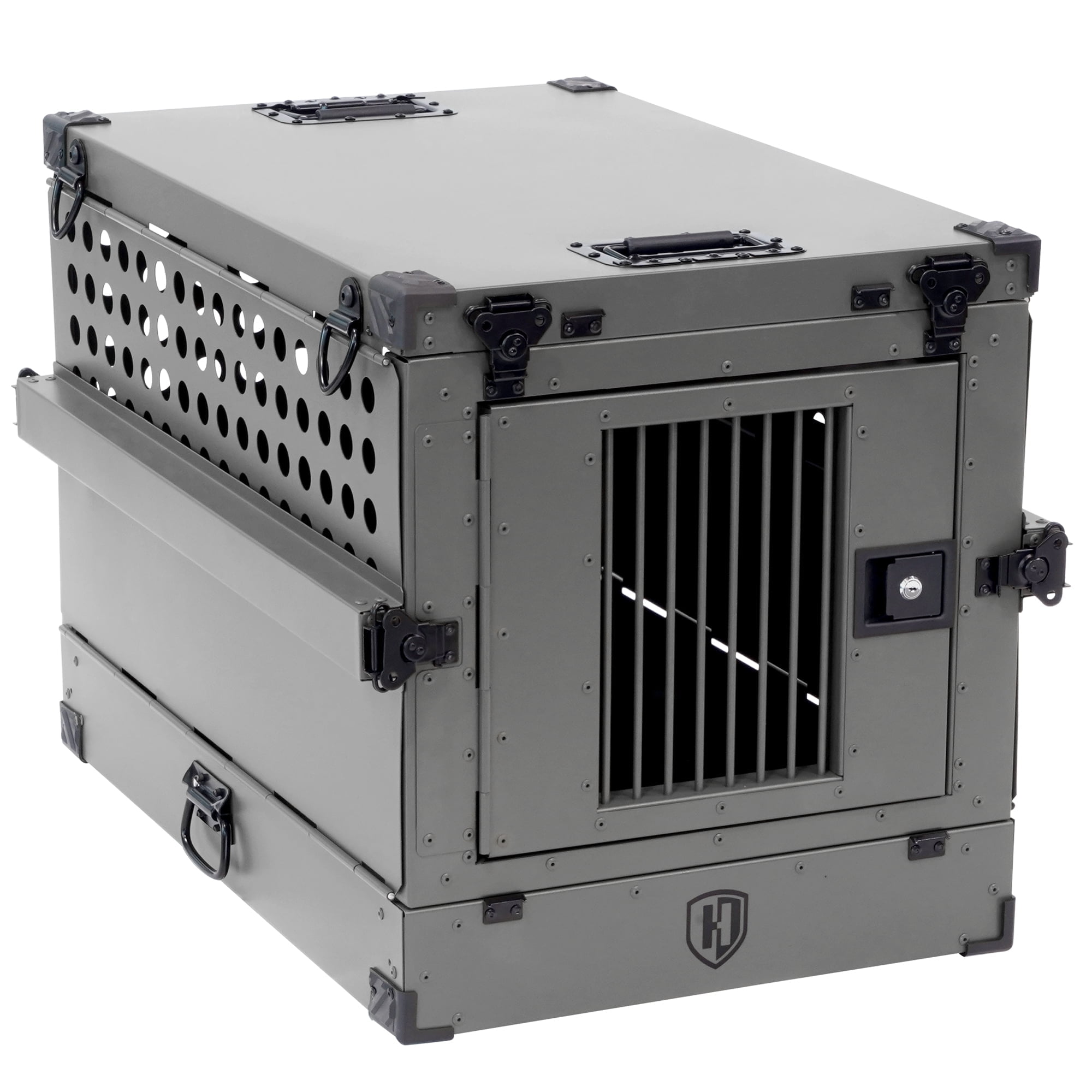 Hercules Collapsible Dog Kennel Ash Gray - Medium - Walmart.com